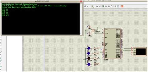 Serial Communication Microcontroller Using Keil