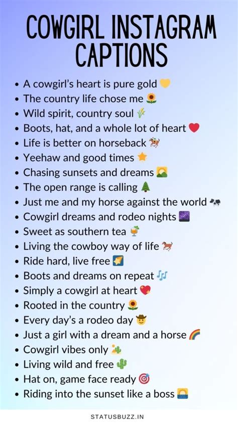 70 Cowgirl Captions Quotes For Insatgram Biz Minds