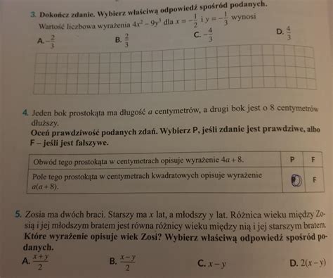 Zadanie Matematyka Zadanie W Za Czniku Daje Najjj Brainly Pl