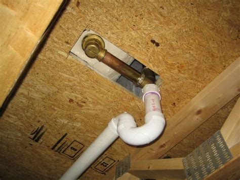 Sewer Gas 2nd Floor Shower Tub Drain Washing Machine