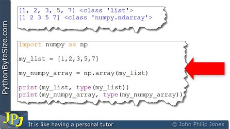 python an ndarray object youtube