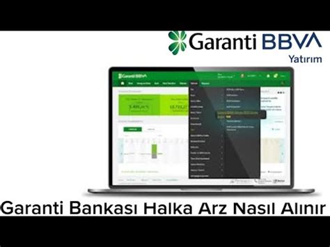 Garanti Bankası Halka Arz Nasıl Alınır Garanti Bankası Halka Arz