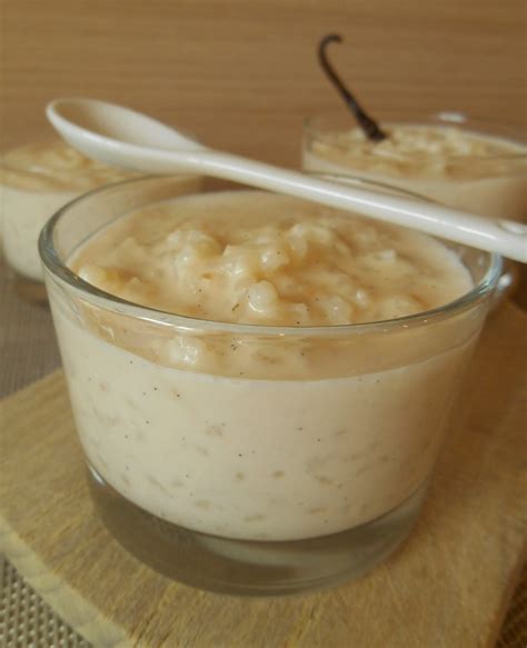 Riz au lait à la vanille Recette Riz au lait Recette riz au lait