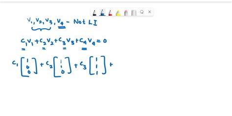 solved let v1 v2 v3 v4 be vectors in r5 where v1 v2 v3 are linearly dependent and v4 is