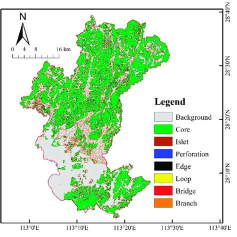 morphological spatial pattern analysis result download scientific diagram