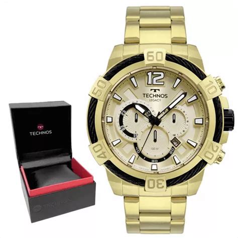 Reloj Technos Legacy Gold Para Hombre Mercadolibre