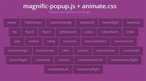 css3 animate css动画代码在线演示效果和源码下载 100素材网
