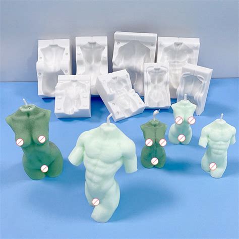 D Human Body Candle Mold Body Silicone Candle Mold Female Etsy