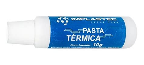 Pasta Térmica De Silicone Branca Implastec Bisnaga 10g