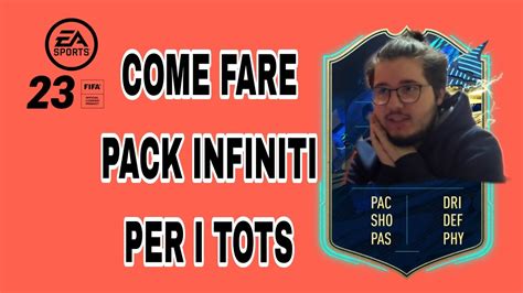 COME FARE PACK INFINITI SU FIFA 23 PER I TOTS YouTube