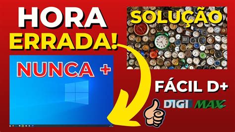 Como corrigir ERRO da data e HORA do windows Relógio do PC atrasado