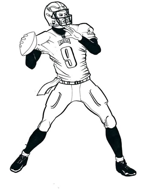 Ausmalbilder American Football Malvorlagen Zum Ausdrucken