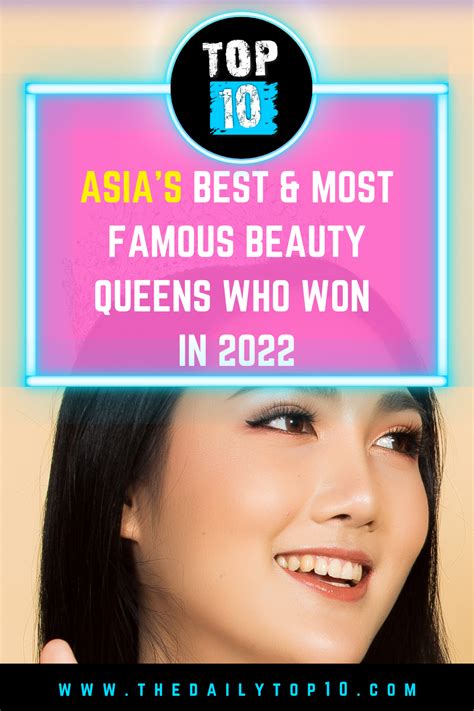Top Asia S Best Most Famous Beauty Queens Who Won In Beauty