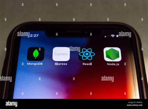 Mern Stack Mongodb Express Js React Js Node Js Icons In Iphone