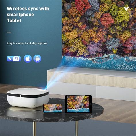Buy 2022 Wimius Mini Projector With WiFi And Bluetooth 240 Display