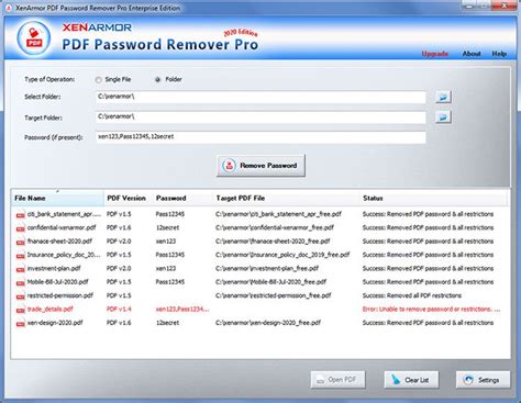 xenarmor pdf password remover pro 2022 software xenarmor