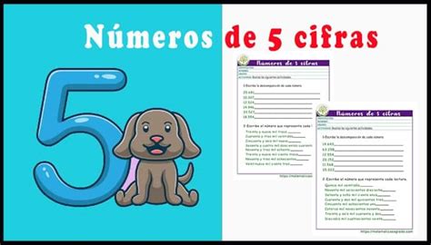 Números de cinco cifras para niños de primaria