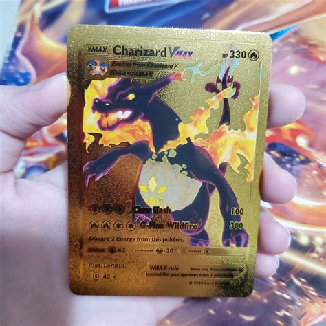 Mavin Rainbow Charizard Vmax Pokemon Gold Foil Card Porn Sex Picture
