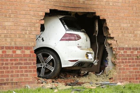 Four In Hospital After Car Crashes Through House Wall Into Living Room