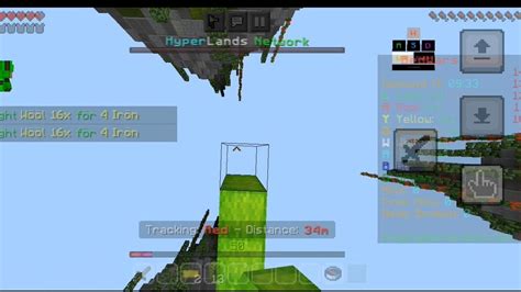 Mcpe New Touch Controls Hyperlands Bedwars Gameplay YouTube