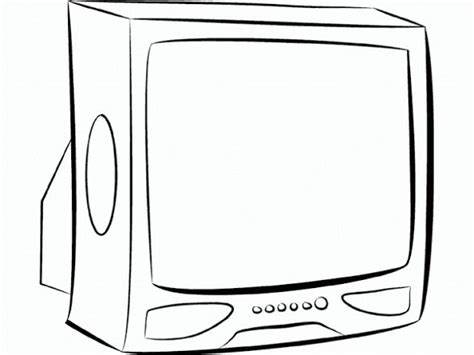 Televisor Para Colorear