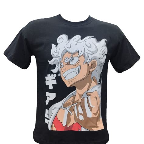 Camiseta Camisa Infantil E Adulto One Piece Luffy Gear 5 Unissex 100