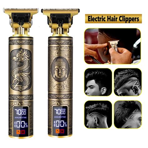 M Quina De Corte Cabelo Sem Fio T Aparador De Pelos El Tricos
