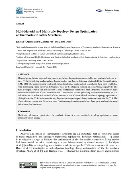 pdf multi material and multiscale topology design optimization of thermoelastic lattice structures