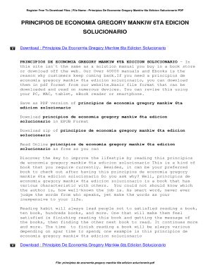 Principios De Economia Gregory Mankiw Ta Edicion Solucionario Pdf