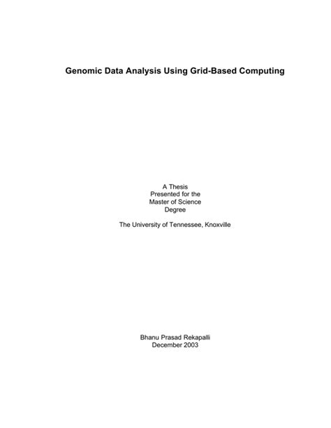 genomic data analysis using grid based computing