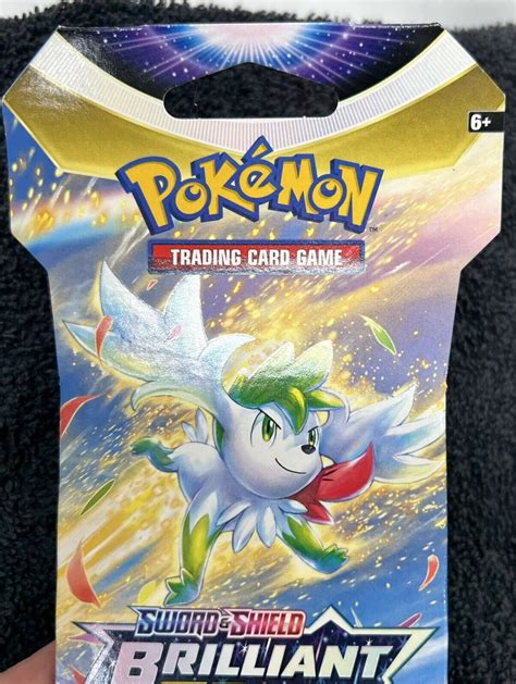 Pokémon TCG Sword Shield Brilliant Stars Sleeved Booster Pack 10