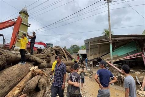 Banjir Bandang Di Satu Desa Aceh Tenggara 50 Desa Lain Terdampak