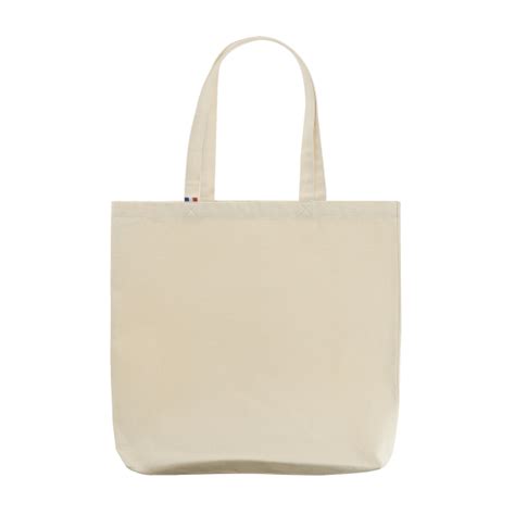 Sac Shopping France Avec Soufflet En Coton Certifi G X X Cm