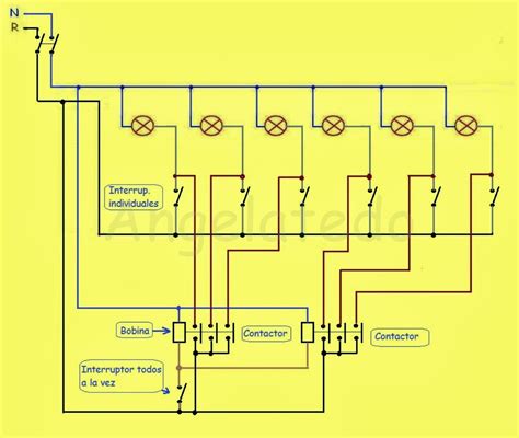 Interruptores Y Conmutadores Esquemas Electricos Angelatedo