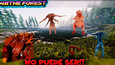 4 THE FOREST COMO CONSEGUIR El HACHA MODERNA Nos ATACAN 3 BOSES SALTO