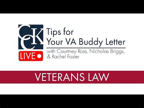 Tips For Writing A VA Buddy Letter With Examples CCK Law