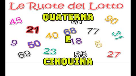 Terno Quaterna E Cinquina Alla 12a Metodi Per Il Gioco Del Lotto