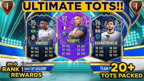 20 ULTIMATE TOTS Packed Rank 1 FUT Champs Rewards 90 ICON PICKS