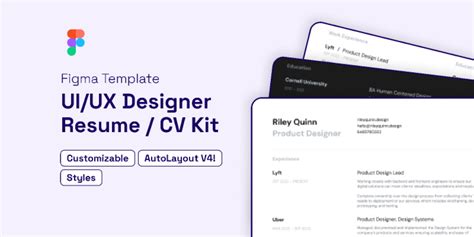 Ux Designer Resume Template Figma Community Hot Sex Picture