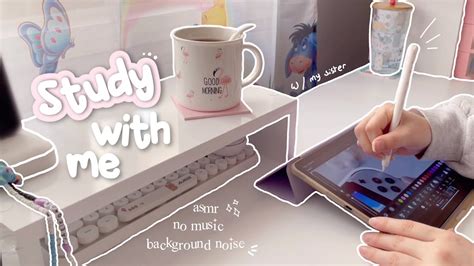 Study With Me 1 Hour Ipad Asmr No Music Background Noise Asmr