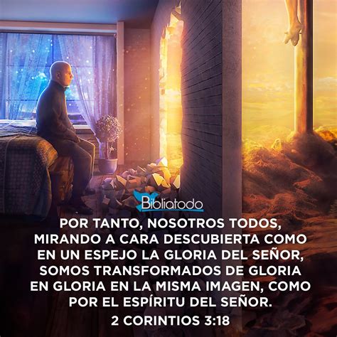 2 Corintios 3 18 BL95 Todos Llevamos Los Reflejos De La Gloria Del