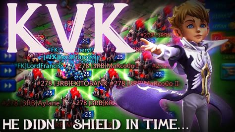 Oops He Did Not Shield In Time Lords Mobile Kvk Youtube