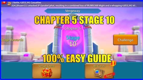 Lords Mobile Vergeway Vergeway Chapter Stage Youtube