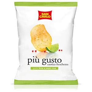 SAN CARLO PATATINE GUSTO LIME Salati Snacks Shop Supermarkt Ranno