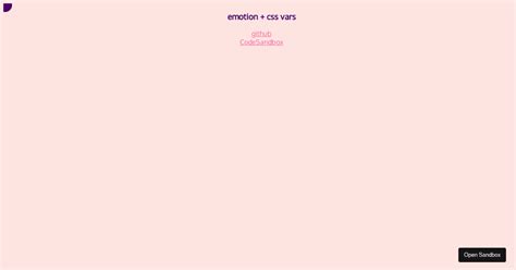 Emotion 8 Css Variables Codesandbox