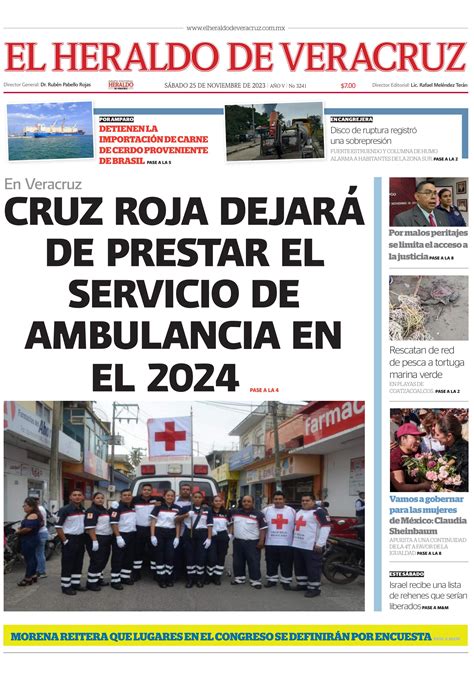 El Heraldo De Veracruz 25 De Noviembre De 2023 By Poza Acme Issuu