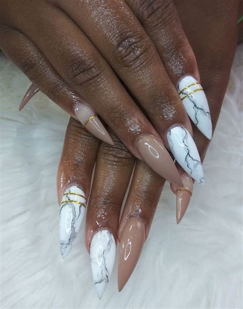 Beautiful Marble Nail Design Ideas The Glossychic