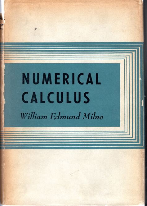 numerical calculus approximations interpolation finite differences numerical integration