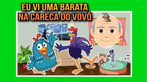 Galinha Pintadinha Eu vi uma barata na Careca do Vovô Música para