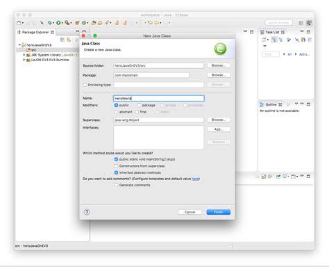 Tutorial On How To Install And Run Java On Lego Mindstorms Ev Using